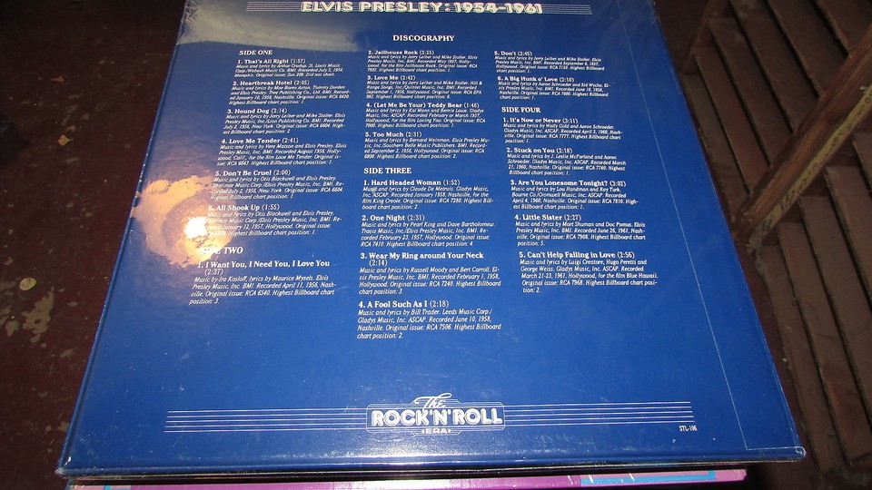 ELVIS PRESLEY TIME LIFE BOX SET LP DIGITAL REMASTER SEALED 1954-1961 | eBay