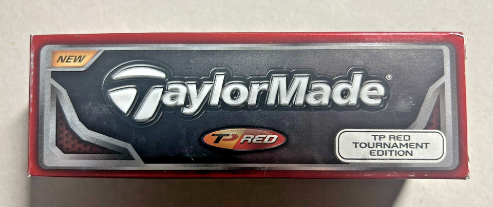 Vintage TaylorMade TP Red Golf Balls New (3 Ball Sleeve) Tournament ...
