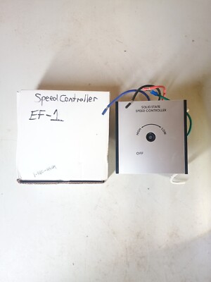 SOLID STATE SPEED CONTROL SWITCH FAN WALL MOUNT CONTROLLER 120V 50 | eBay