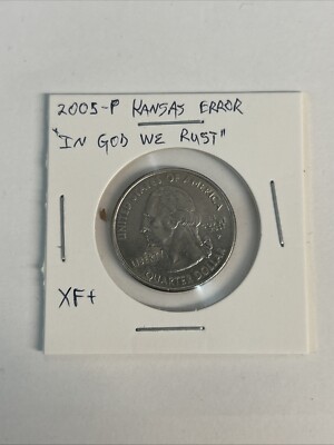 2005 Kansas State Quarter “In God We Rust” Error Excellent Condition | eBay