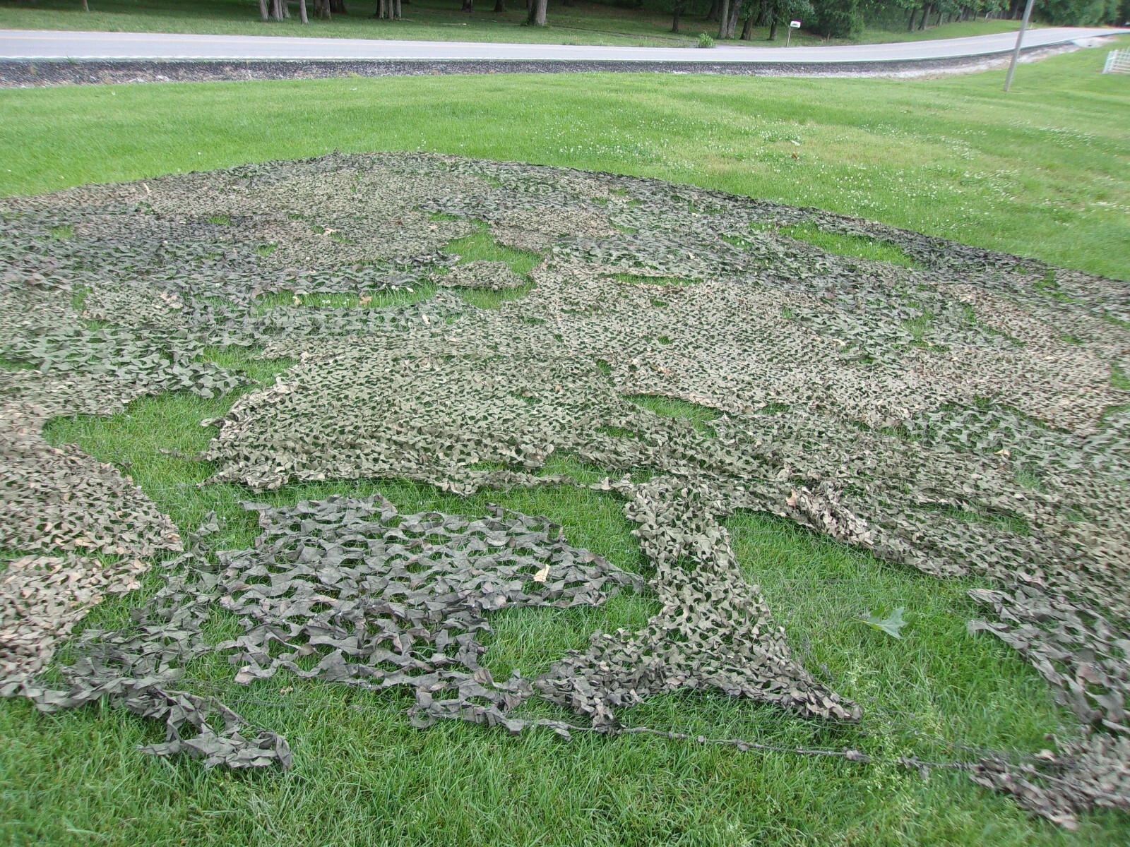 MILITARY SURPLUS 24x24 CAMO CAMOUFLAGE NET NETTING+REPAIR KITS FAIR ...