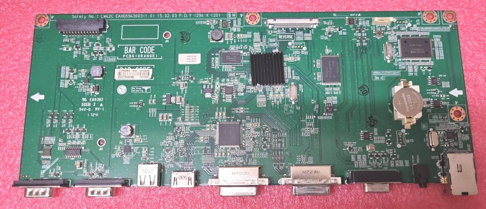 MAIN BOARD FOR LG 47LV35A-5B 47" EAX65943003 1 0 SCREEN :LD470DUN | eBay