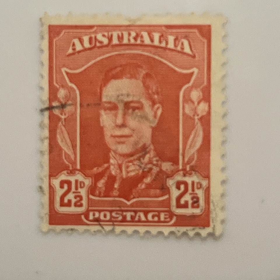 Australia King George VI Stamp 2 1/2D and 2D And 2 1/2D Surcharge Rare ...
