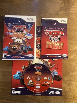 Cars Toon: Mater's Tall Tales (Nintendo Wii, 2010) W Poster & Manual ...