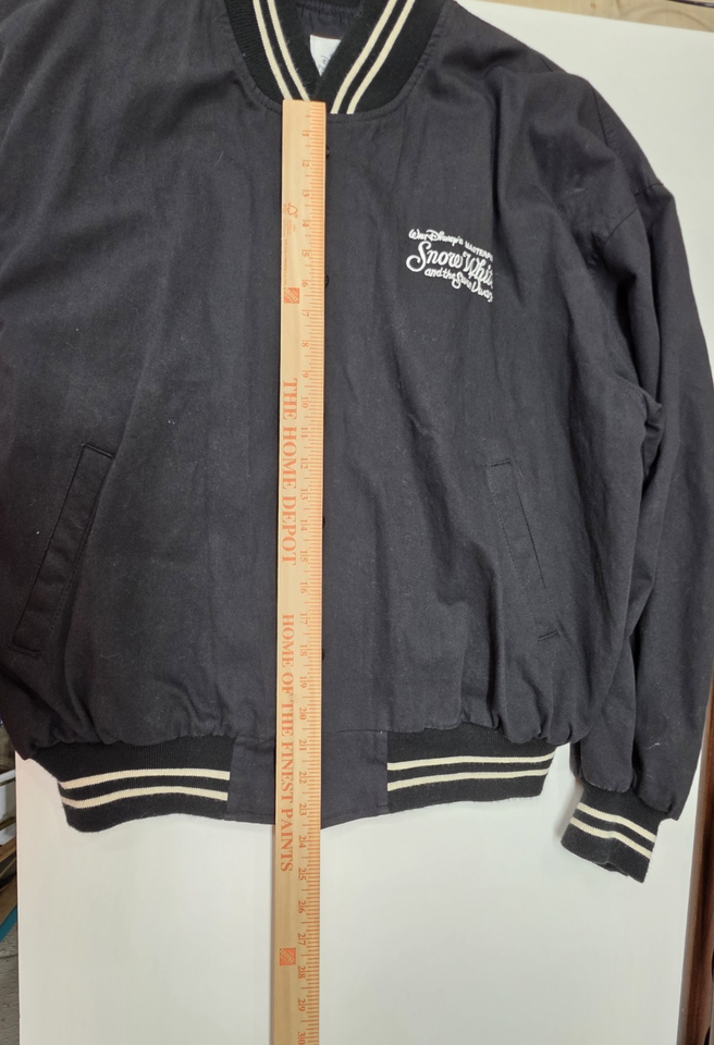 Disney 1987 Snow White Seven Dwarfs Jacket Promo Adult XL Embroidered ...