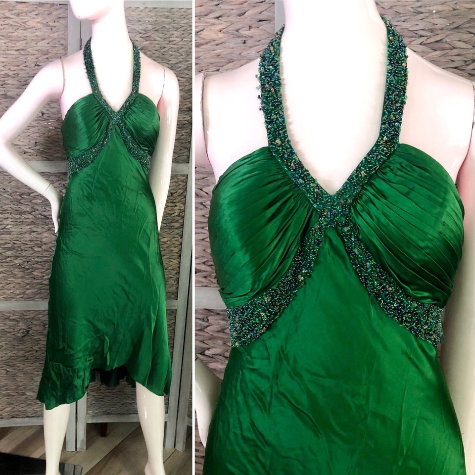 5 Pc Eve Garden of Eden Costume Set Green Dress Ivy Head Crown Serpent ...