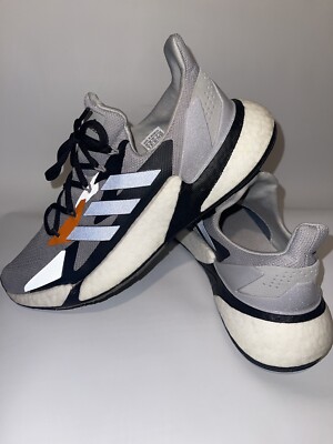Adidas X9000L4 Boost Running Sneakers Shoes Grey Metallic Orange FW8414 ...