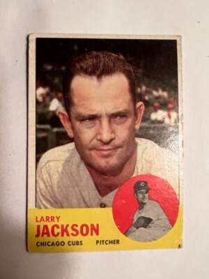 1963 Topps Baseball Larry Jackson ( Chicago Cubs ) #95 | eBay