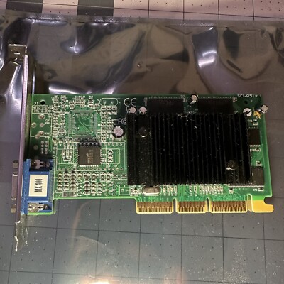 Nvidia AGP Graphics card SCI-051 V1.2 MX400 VGA V-Data Vintage / Retro ...