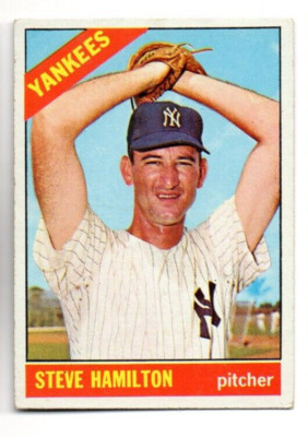 1966 Topps Steve Hamilton #503 VG-EXEX SEMI HIGH VINTAGE 1960S FREE ...