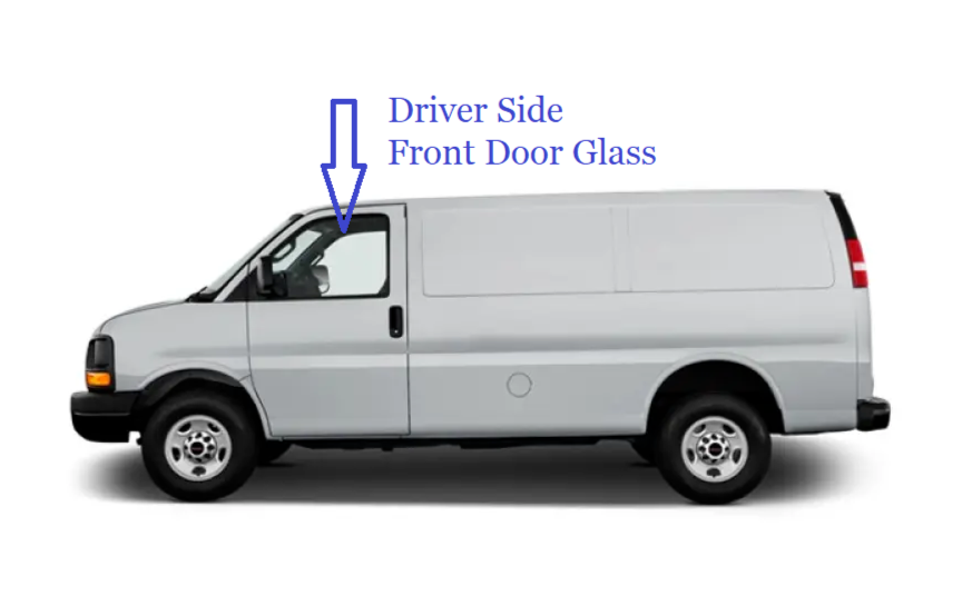 Fits Chevy Express Van 1996-2021 Driver Left Front Door Window Glass | eBay