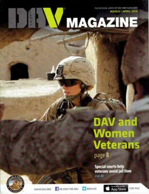 DAV Magazine (Disabled American Veterans) 2 Issues - Mar/April 2014 and ...