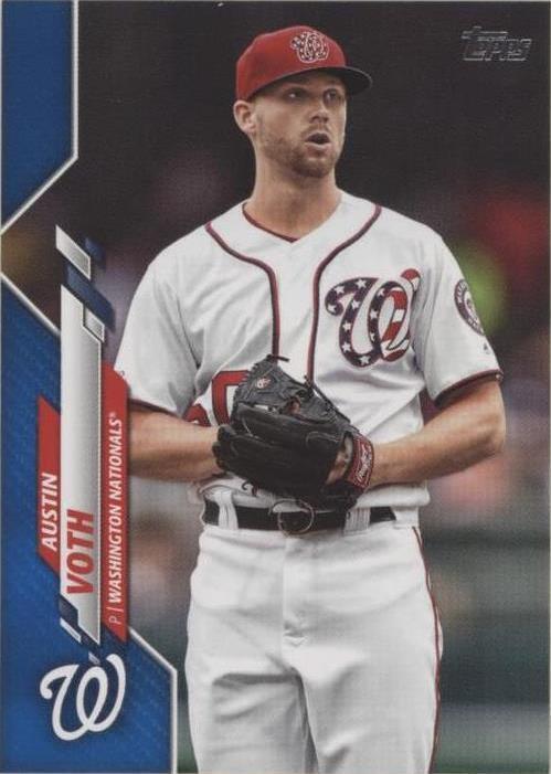 2020 Topps - Austin Voth #454 Blue Border /299 for sale online | eBay