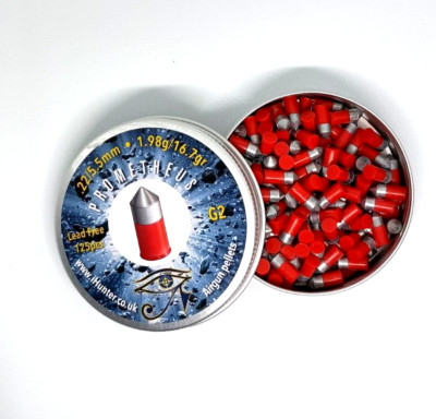 PROMETHEUS 125 Count G2 LEAD-FREE Pointed 5.5mm .22 Caliber Airgun ...
