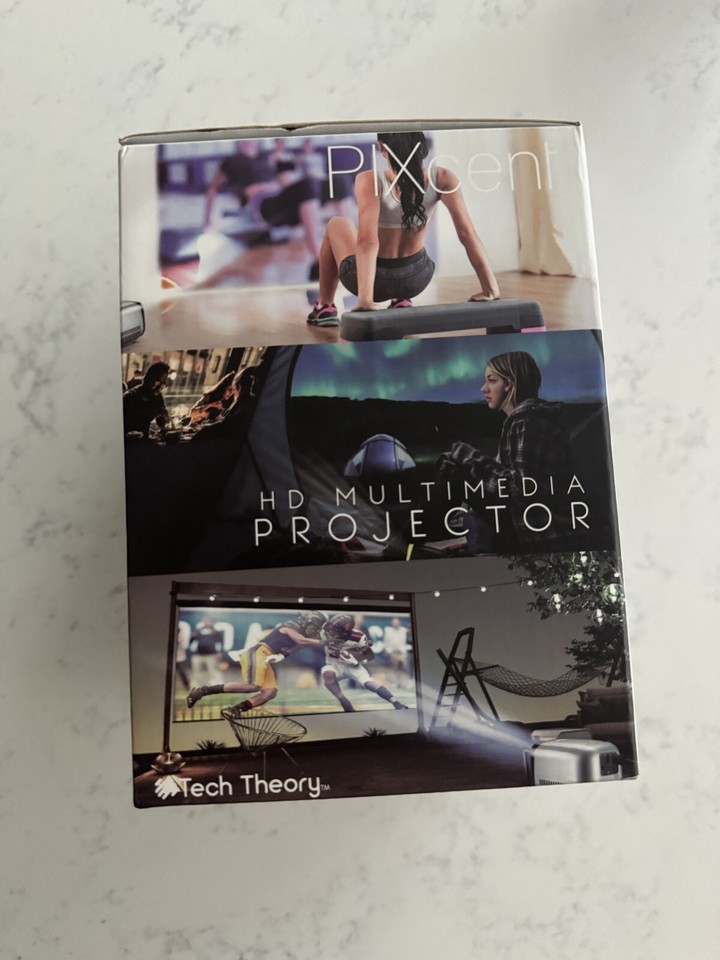 Tech Theory Pixcent Hd Multimedia Portable Projector Streaming / Media ...