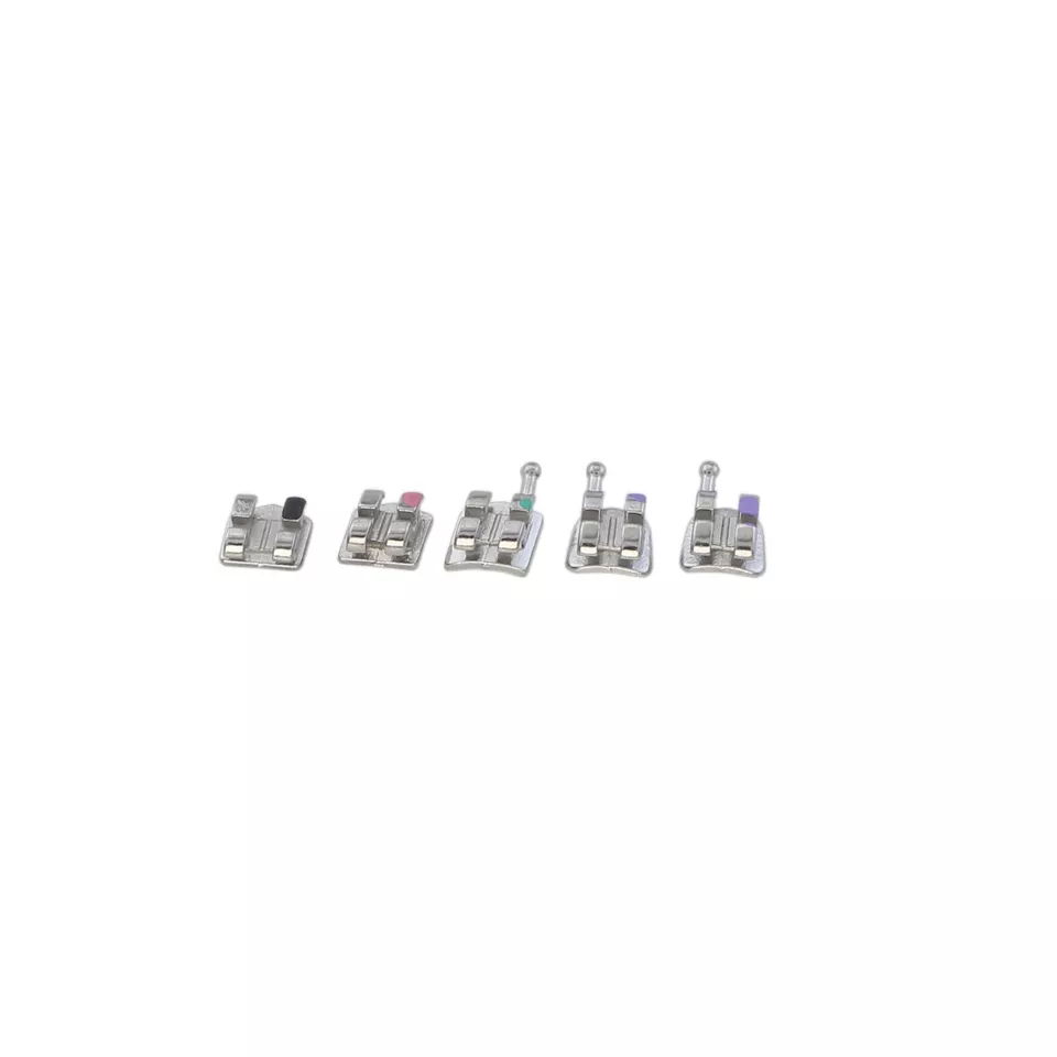 Dental Orthodontic Mini Brackets Metal Braces Roth MBT 018 022 Mini ...