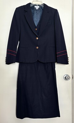 Vintage Adolfo Stonington Pan Am Stewardess/Flight Attendant Purser ...