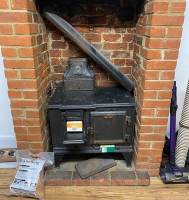 Antique Cast Iron Victorian Oven Kitchen Range Fireplace Belle Kenndy’s ...