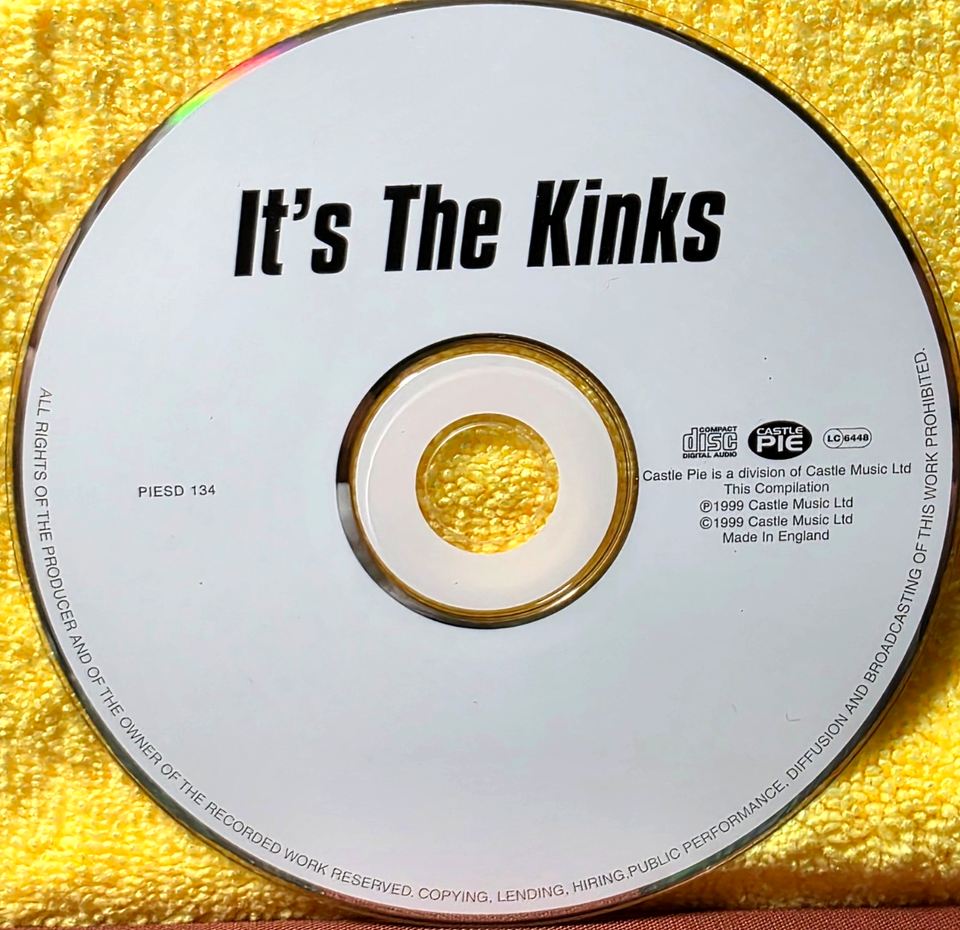 Kinks It's the Kinks CD UK Castle Pie PIESD134 EXCELLENT / MINT COND ...