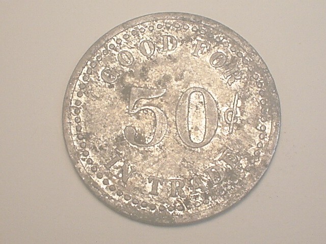 Knowles, OK Trade Token - S. G. Kamas (Sam, Prop. Grocery 1930) | eBay