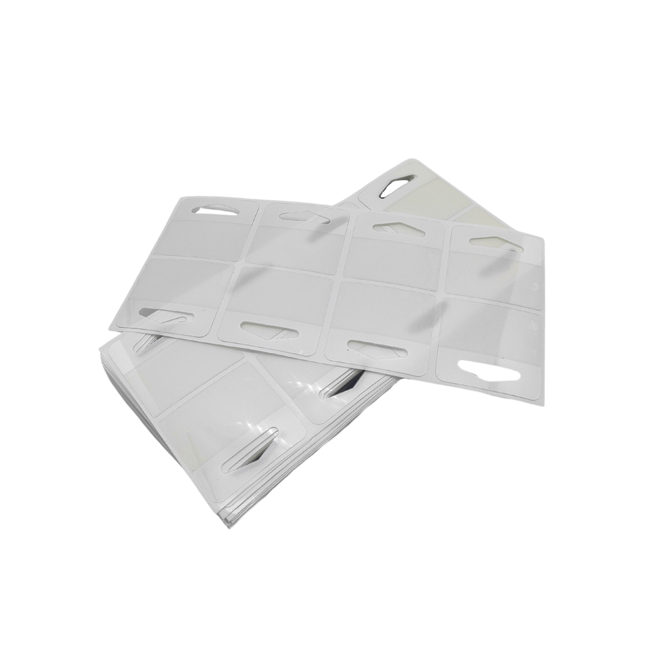 New Strong Clear/ Self Adhesive Hang Tabs Stickers for Euro Hook/Slot ...