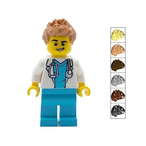 LEGO® Hospital Junior Doctor Nurse Paramedic Surgeon Medic Minifigure ...