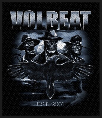 VOLBEAT raven patch OFFICIAL product | eBay