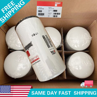 6 Pack OEM FLEETGUARD FILTER,FUEL FF63041NN,For Cummins Fleetguard ...