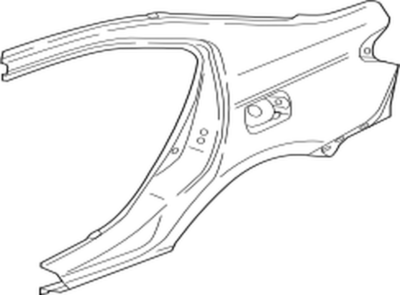 5301F967 Mitsubishi Panel,qtr,otr lh 5301F967, New Genuine OEM Part | eBay