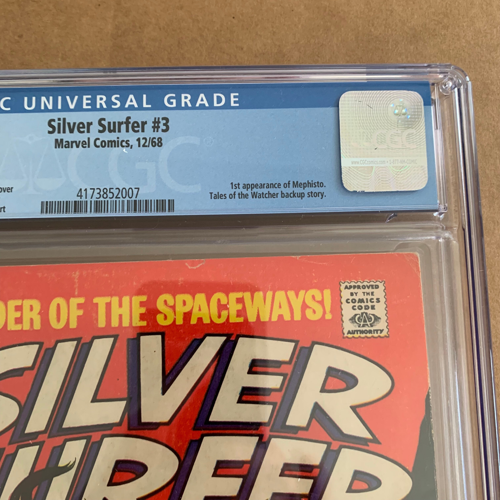 Silver Surfer #3 CGC 5.5 OW to White Pages 1st Mephisto 1968 Marvel Silver Age | eBay