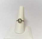 Vintage Green Moonstone Sterling Silver Ring Size 8.25 | eBay