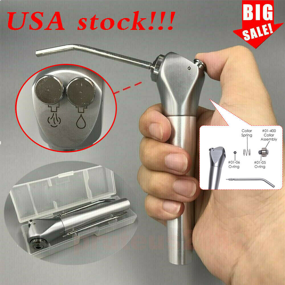 USA Dental 3 Way Air Water Spray Triple Triplex Syringe Handpiece 2 ...