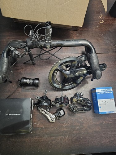 Shimano Dura Ace R9150 Di2 Rim Brake Road Full Groupset. Pioneer Power ...