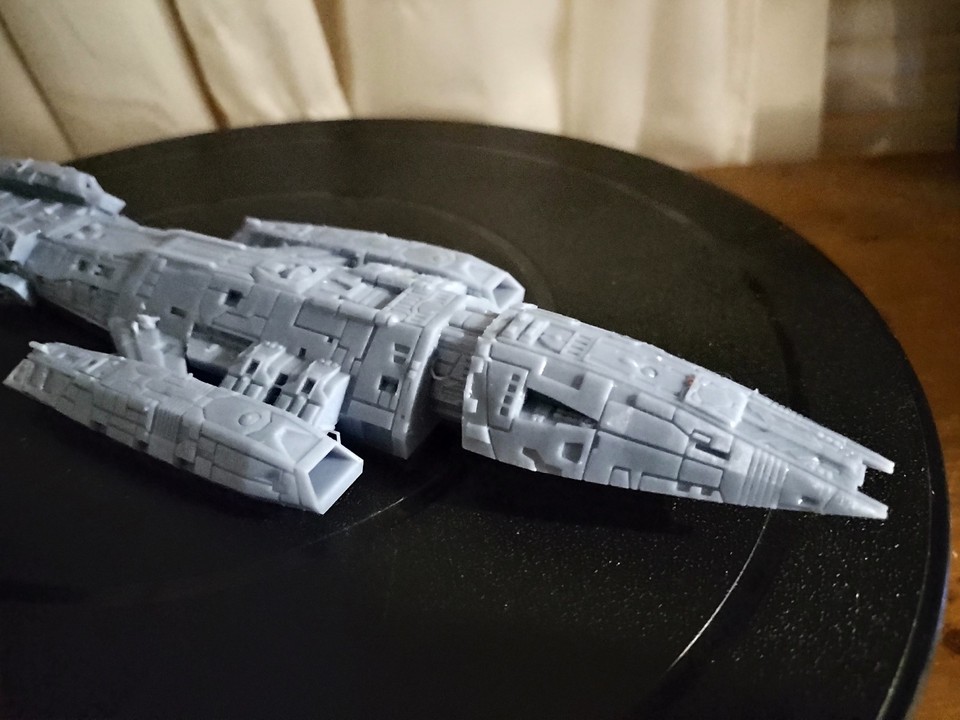 Battlestar Galactica Valkyrie Class Battlestar 3d Resin Print. 8.75" In ...