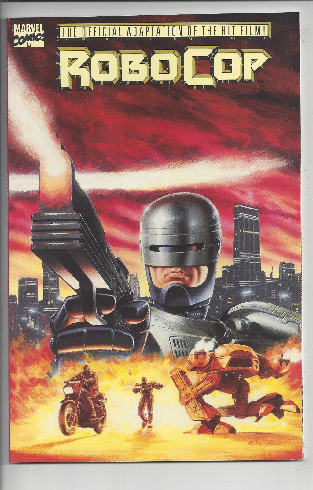Robocop Movie Adaption #1 NM (9.0) 1990 Reprinted From Robocop Magazine ...