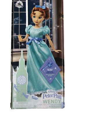 Disney Store Peter Pan Princess WENDY Classic Doll with Brush New with ...