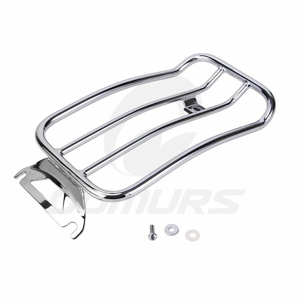 Motorcycle Solo Seat Luggage Rear Fender Rack For Harley FLHT FLHR FLHX ...