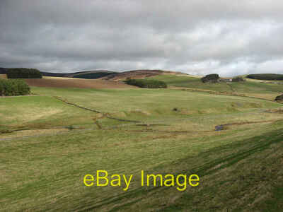 Photo 6x4 Farmland by the Caddon Water Windydoors Between Blackhaugh ...