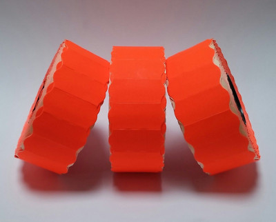 Puma PJ16 - 6000 FL. Red Wavy Price Gun Pricing Labels - 26mm x 16mm ...