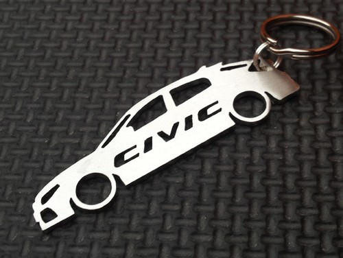 Keyring For HONDA CIVIC 10 COUPE HATCH TYPE R S SI FK8 GT SPORT ...