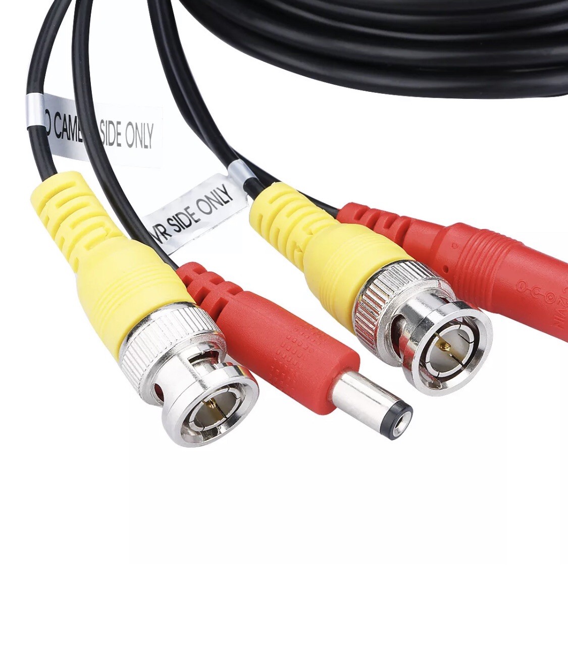 4x CCTV Security Camera Cable Video Power Cord Surveillance Wired BNC ...