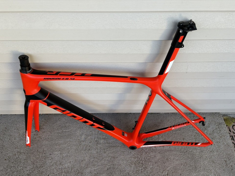 Giant TCR Advanced SL Lightweight Rim Brake Carbon Frameset. Size M/L ...