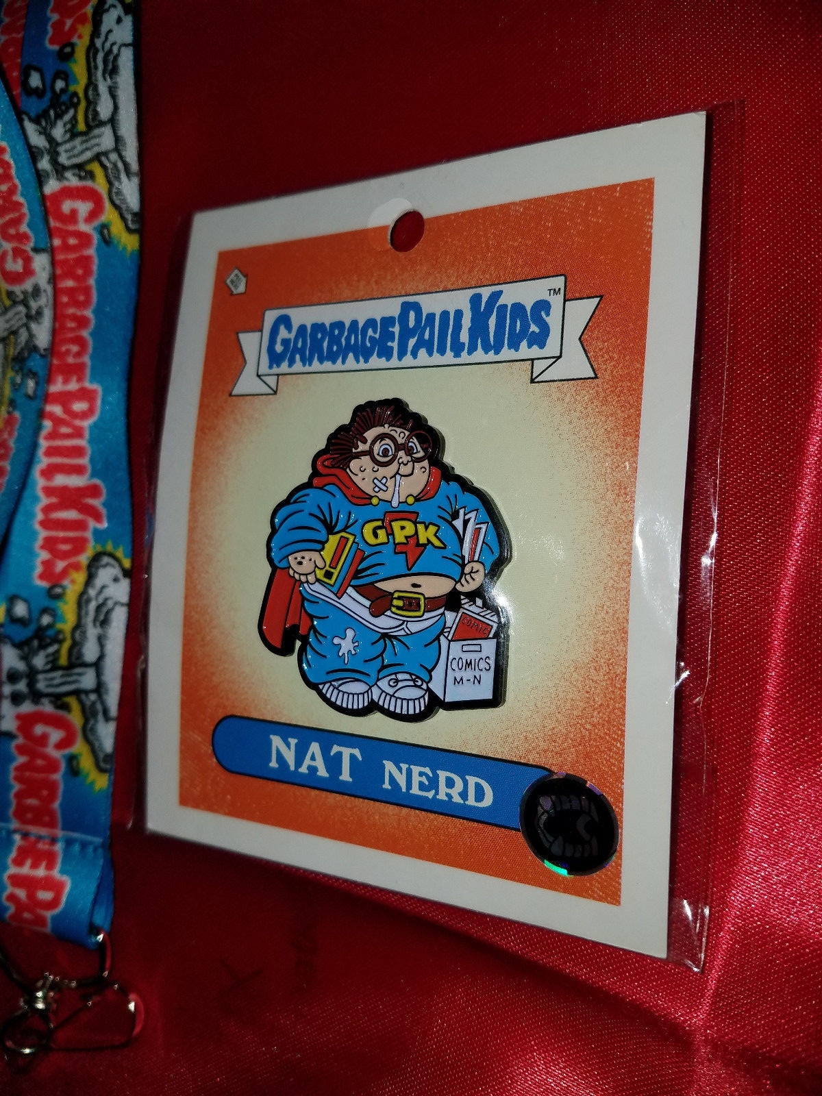 SDCC 2018 Exclusive! Garbage Pail Kids NAT NERD Enamel Pin & GPK ...