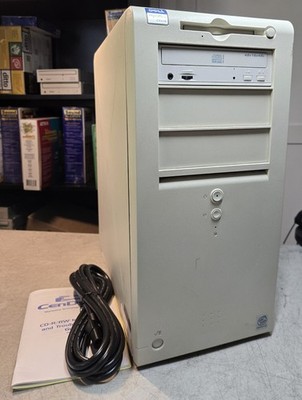 Windows 98 Computer DOS Boots Intel PIII 32GB SSD 5 PCI Slots NIC COM ...