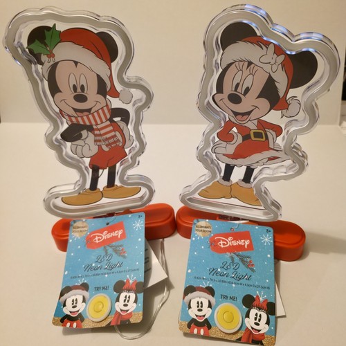 Disney Mickey And Minnie Mouse 11 Inch LED Neon Christmas Light Room ...