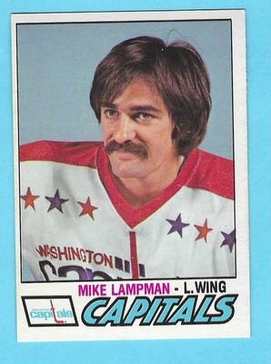 1977-78 OPC 396 Mike Lampman Washington Capitals! His Last Card! *SET ...