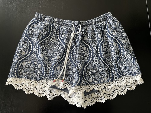 Matilda Jane Women’s Joanna Gaines Hello Darlin' Shorts L Blue ...