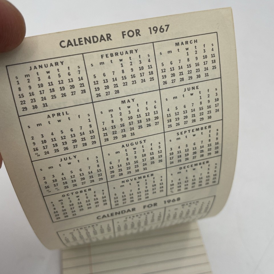 1967 Pin-Up Calendar "A Winner" September 1967 Calendar Trevose PA ...