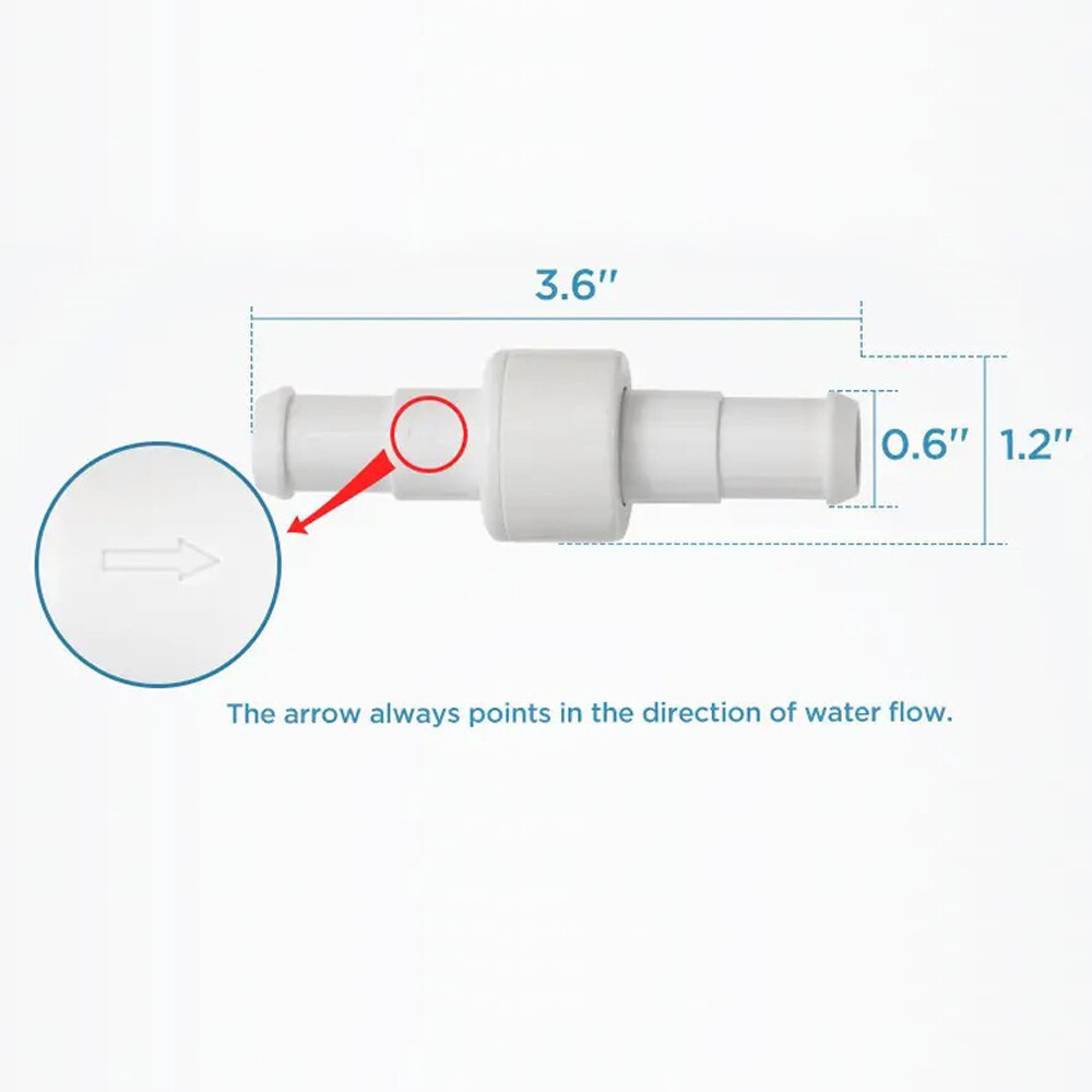 2Pcs White D20 Pool Cleaner Hose Swivel Connector For Polaris 180 280 ...