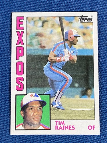 1984 Topps Tim Raines Baseball Card #370 Montreal Expos (D) | eBay